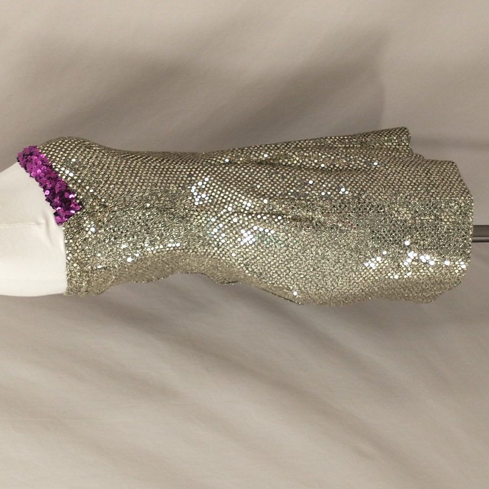 Sexy Sparkly Costume Mini Dress Club Dancer Vamp Stre… - Gem
